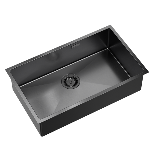 Quadron Anthony 80 Graphite Metal stalowy zlewozmywak kuchenny 74x44cm ...